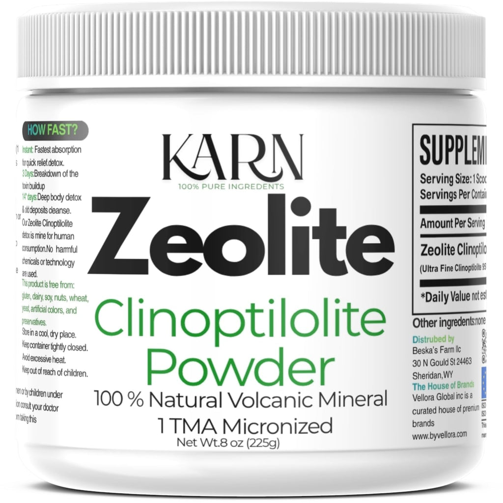 zeolite powder detox cleanse supplement