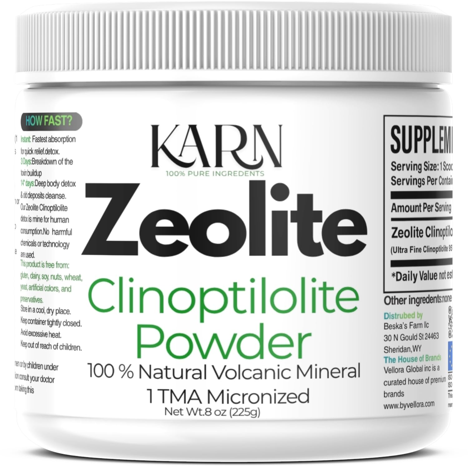 zeolite powder detox cleanse supplement