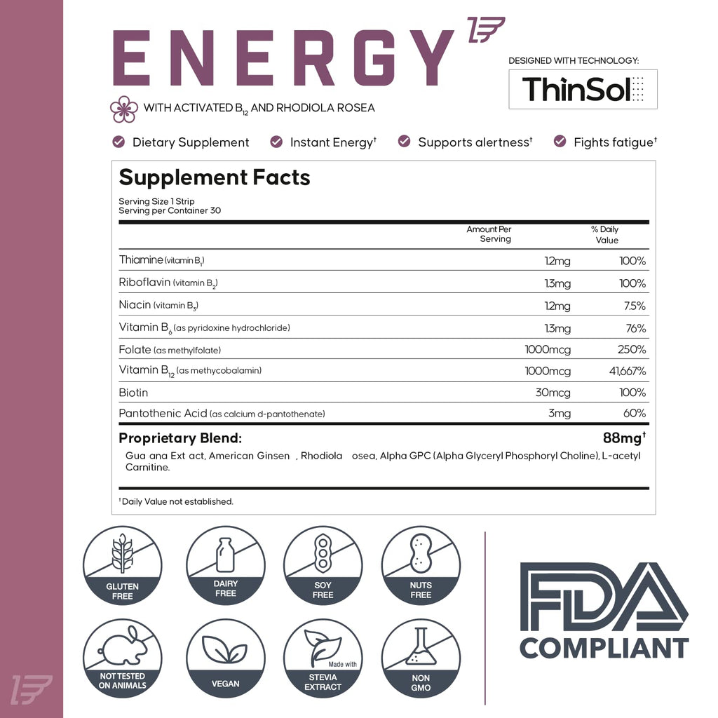 ZEPH Energy Strips 10 count pack