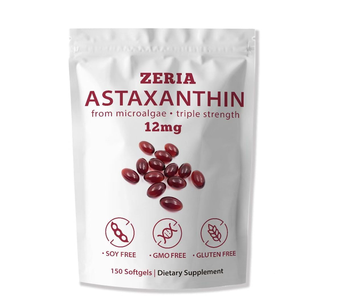 ZERIA Astaxanthin 12 mg softgels