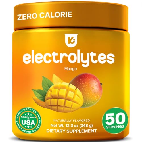 zero calorie electrolyte powder mango