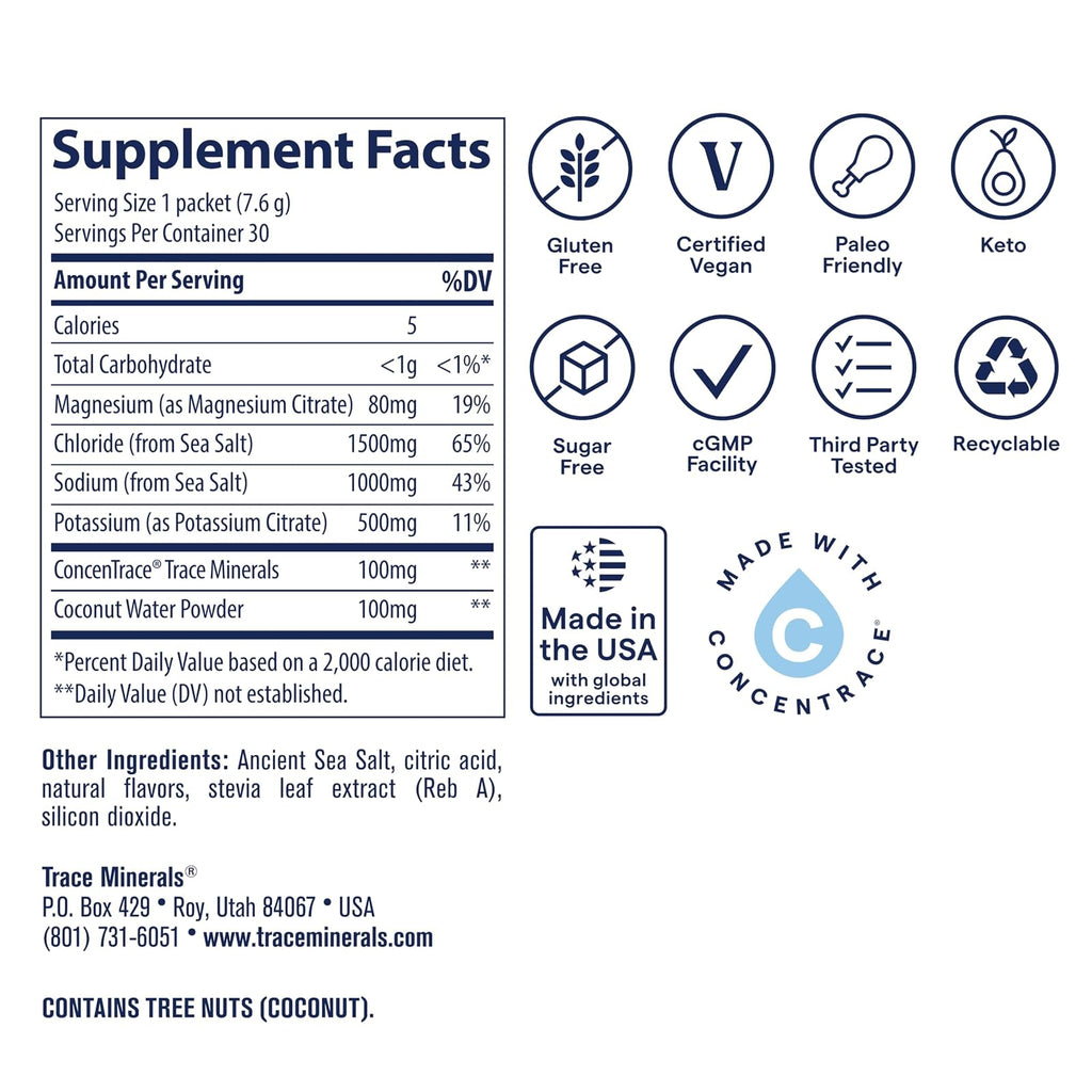 zero calorie electrolyte powder mix