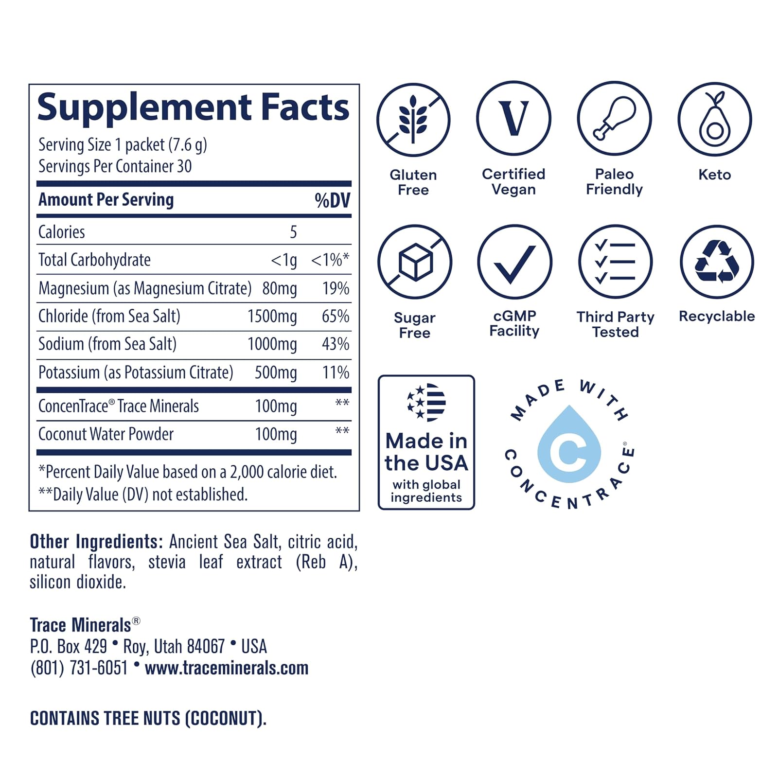 zero calorie electrolyte powder mix