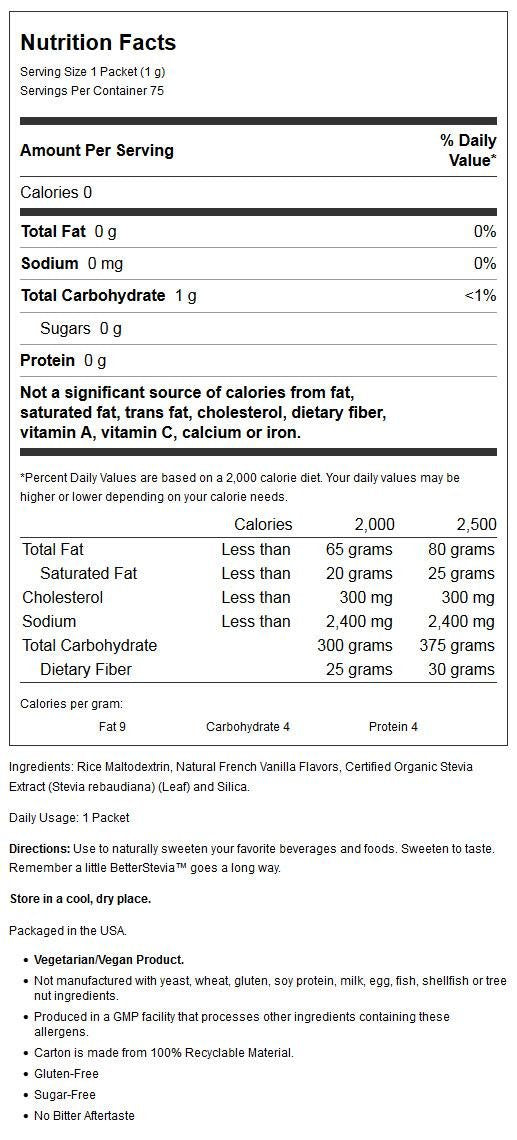 zero-calorie stevia for diabetics