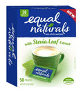Zero calorie stevia sweetener packets