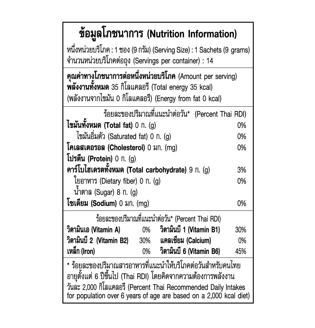 zero fat ginger drink mix