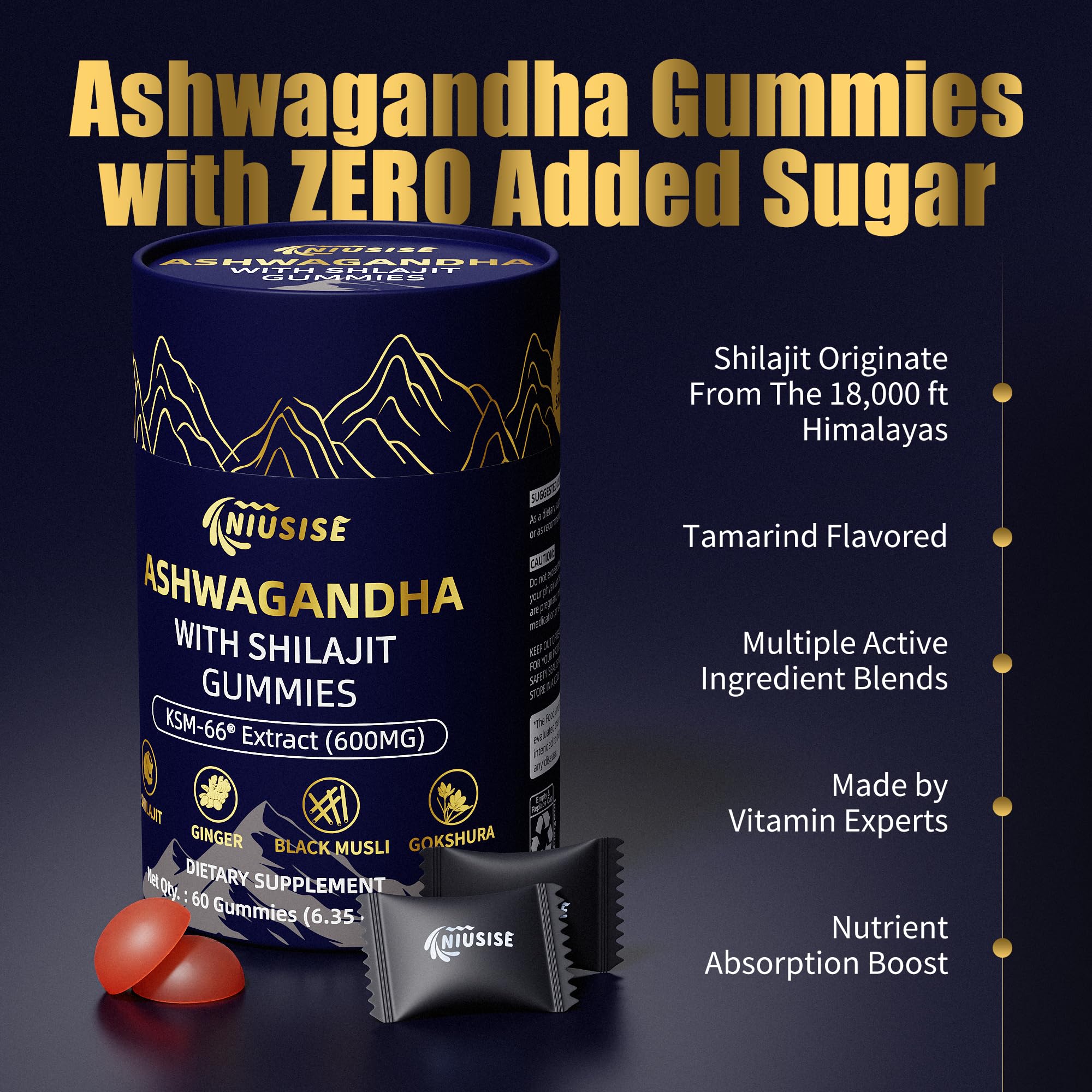 zero sugar ashwagandha gummies benefits