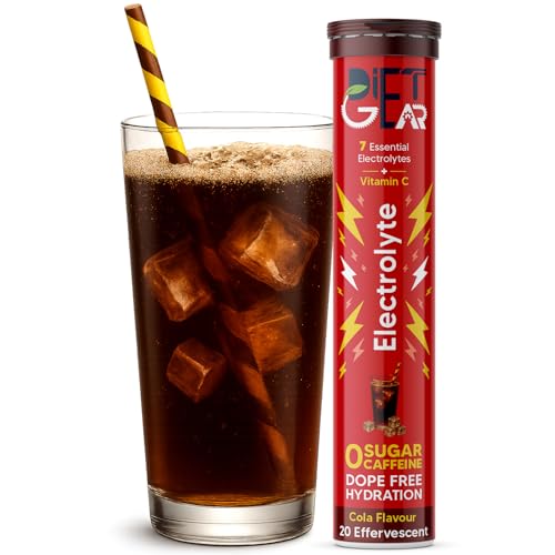 Zero sugar cola electrolyte beverage