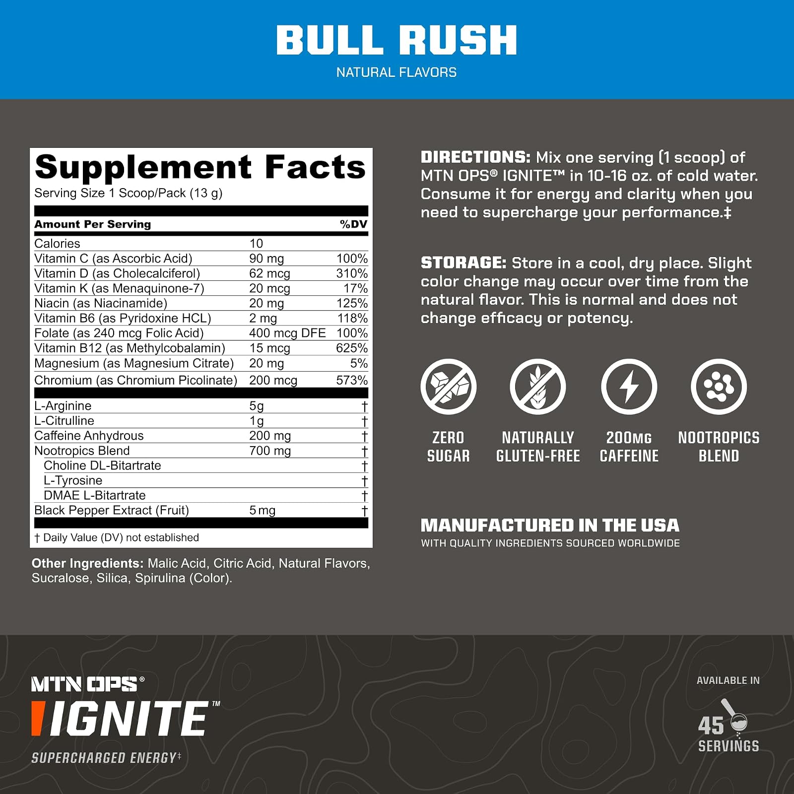zero sugar energy powder for athletes
