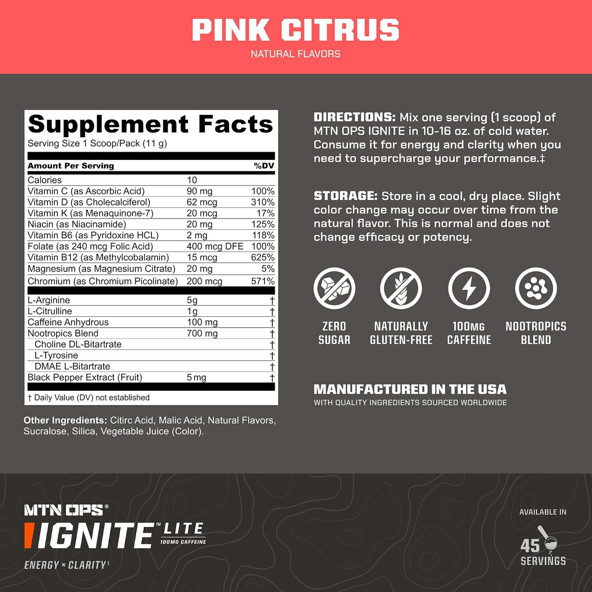 zero sugar energy powder for athletes