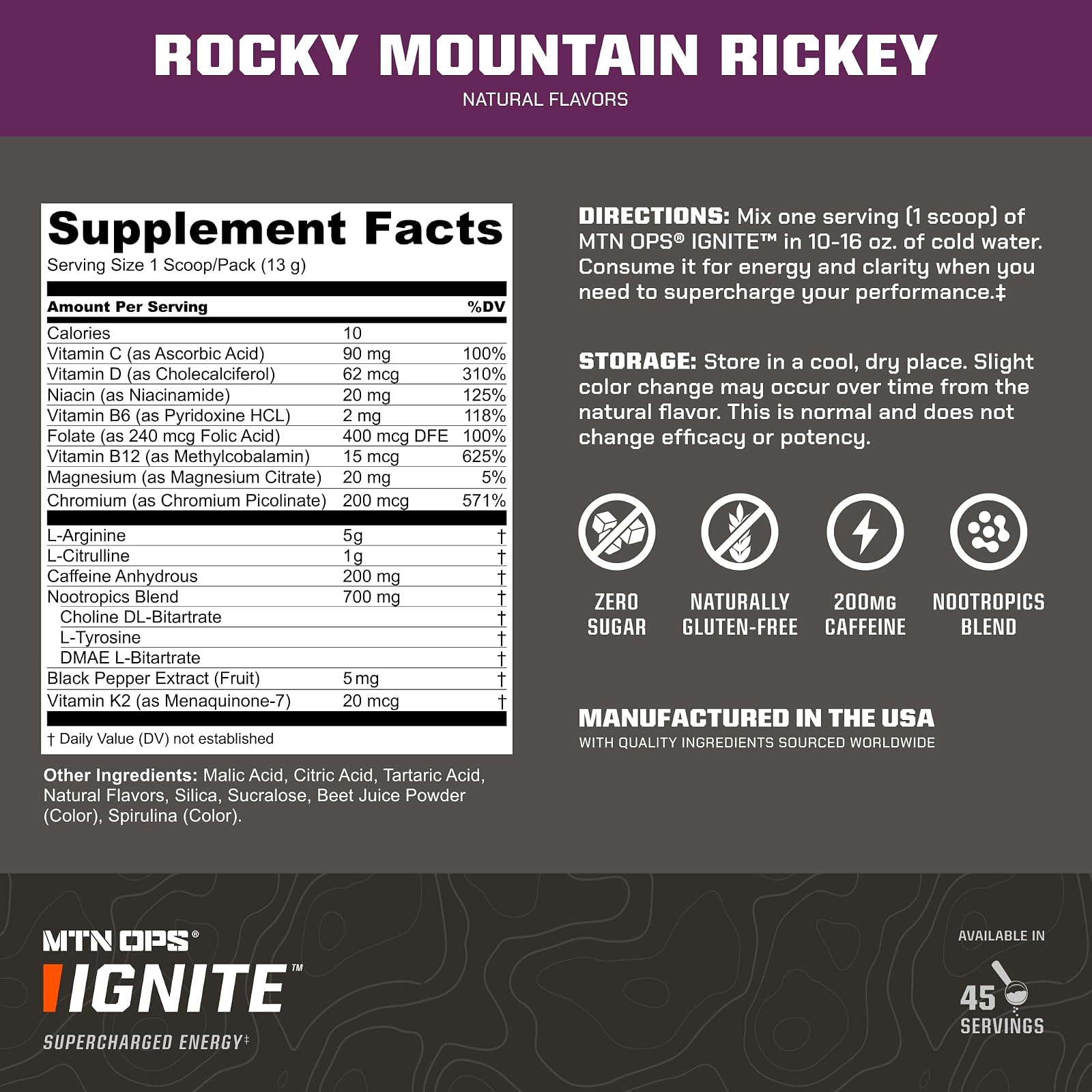 zero sugar energy powder for athletes