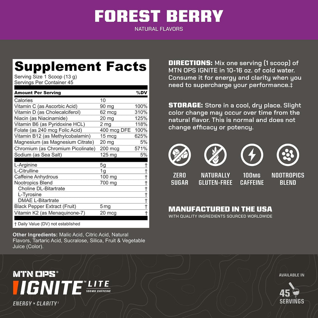 zero sugar forest berry energy drink