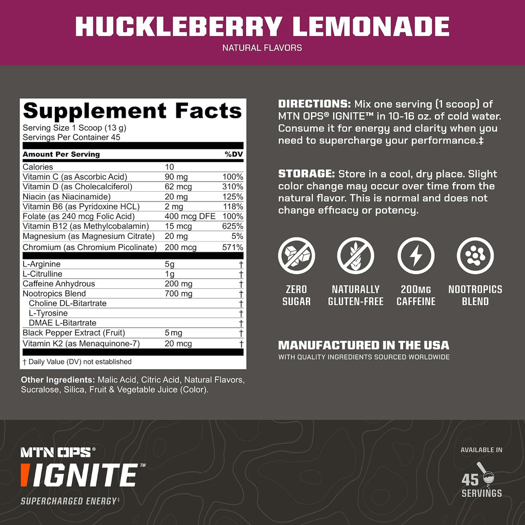 zero sugar huckleberry lemonade flavour