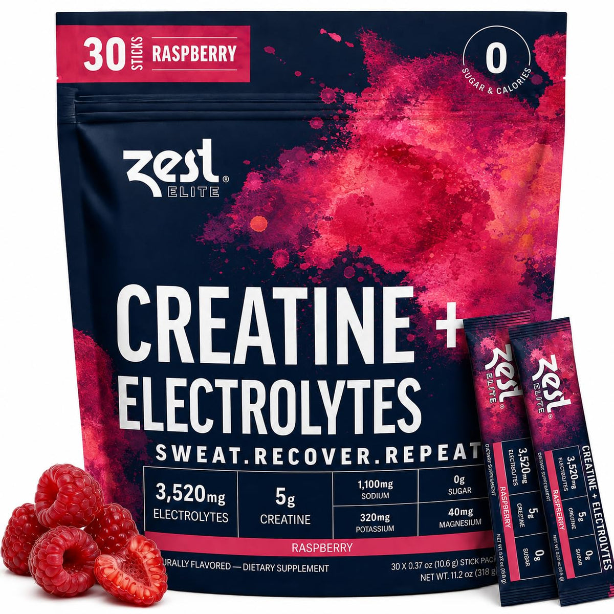 ZEST Elite Creatine powder sticks
