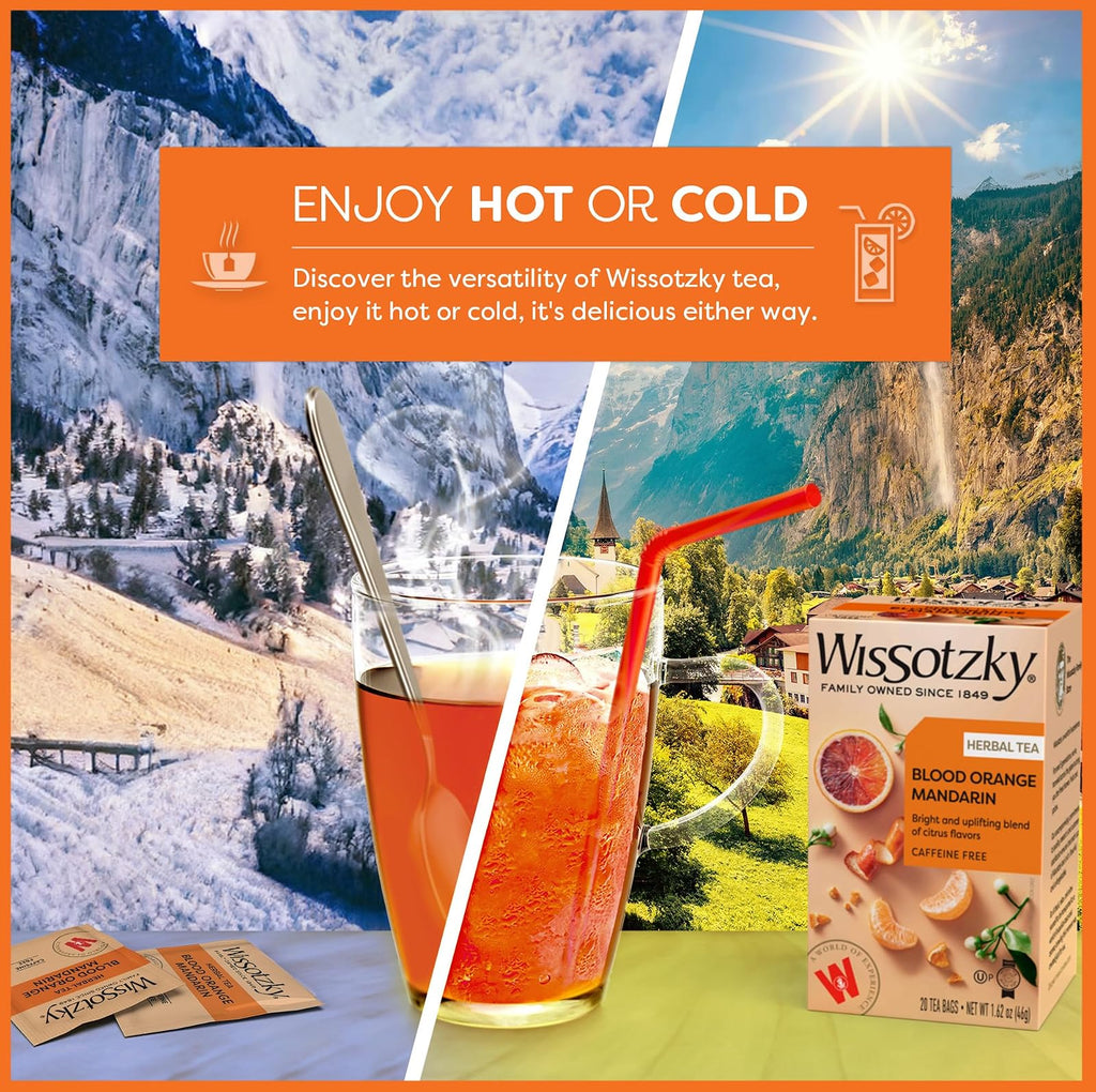 zesty blood orange tea infusion