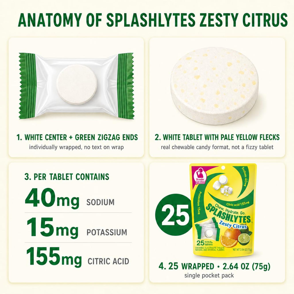 Zesty Citrus flavour electrolyte replacement