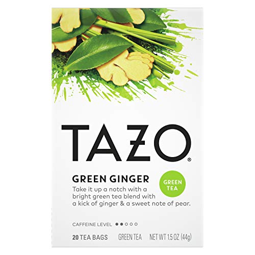 zesty ginger flavor green tea