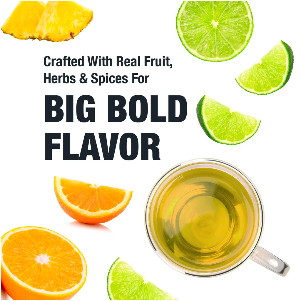 zesty ginger tea with lime