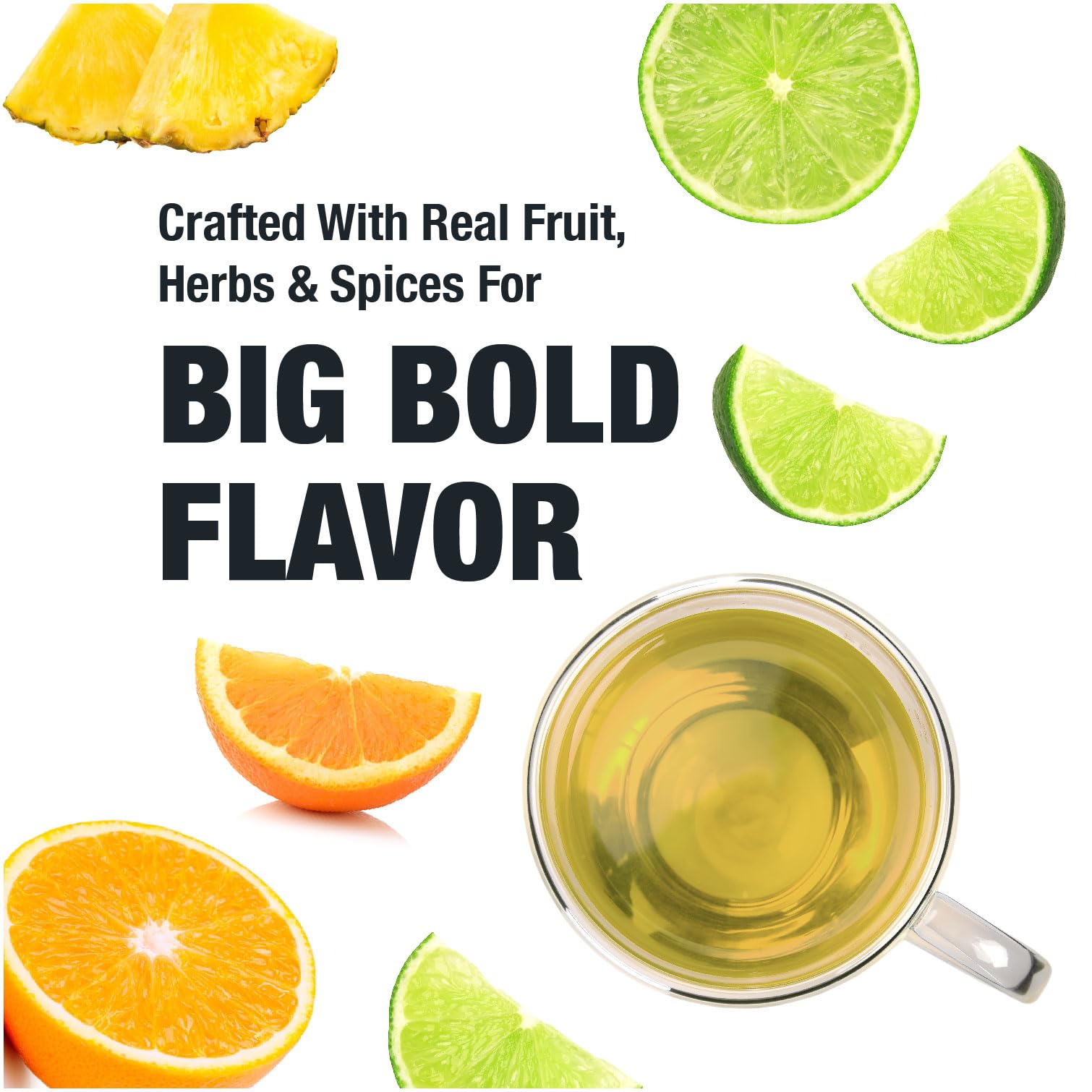 zesty ginger tea with lime