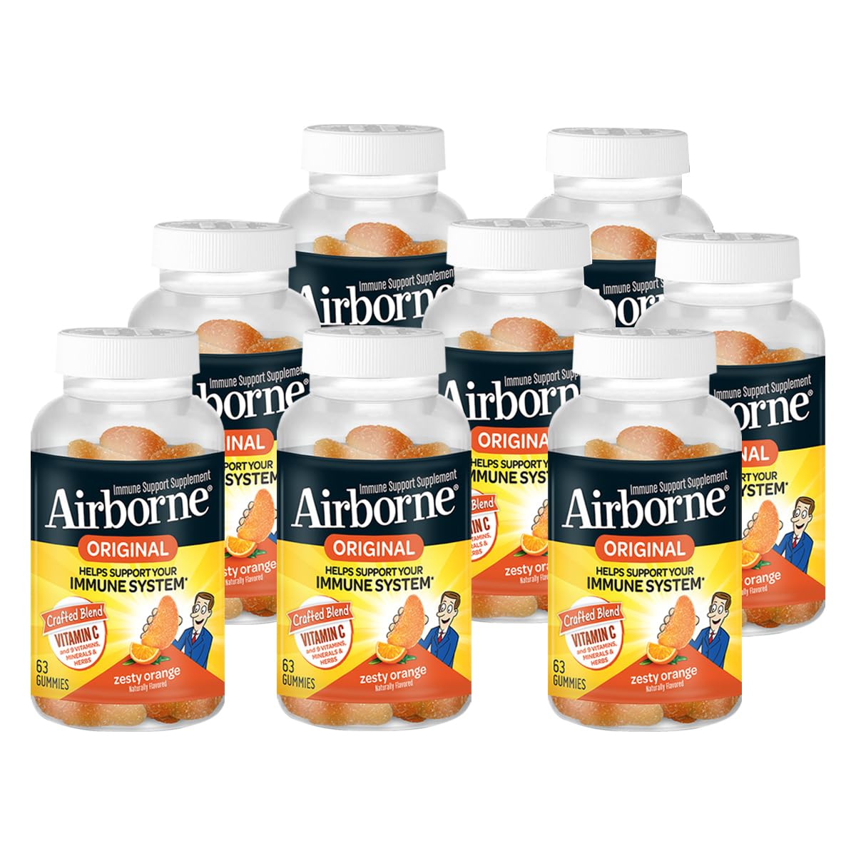zesty orange blended vitamin supplements
