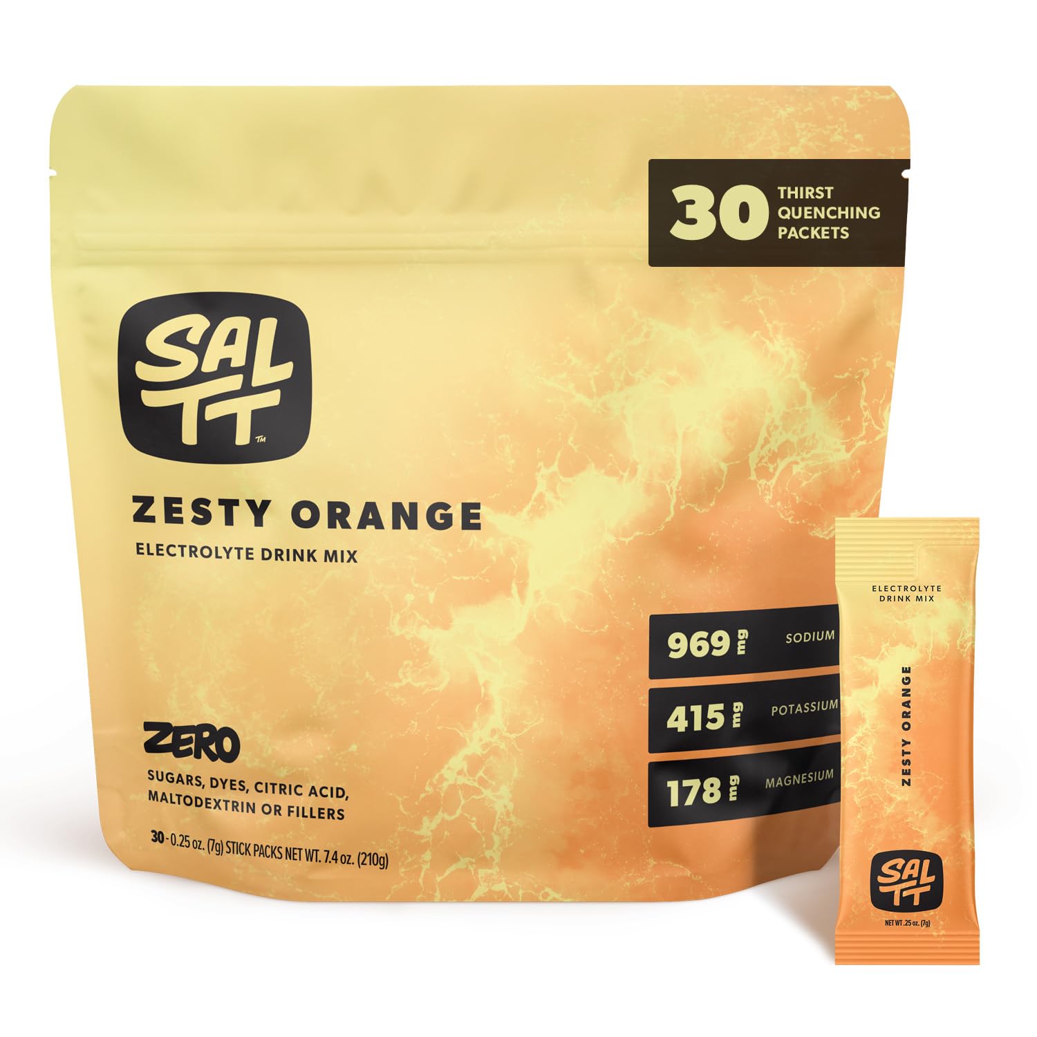 zesty orange electrolyte packets