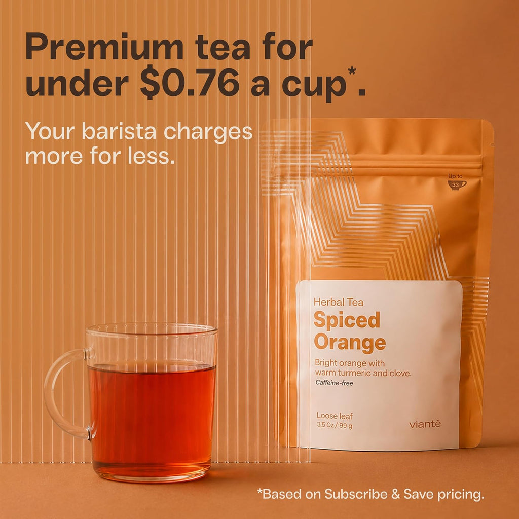 zesty orange flavour herbal infusion