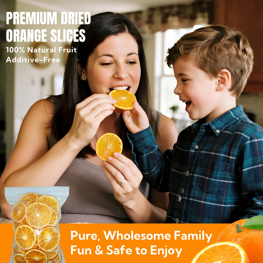 zesty orange slices for chamomile tea