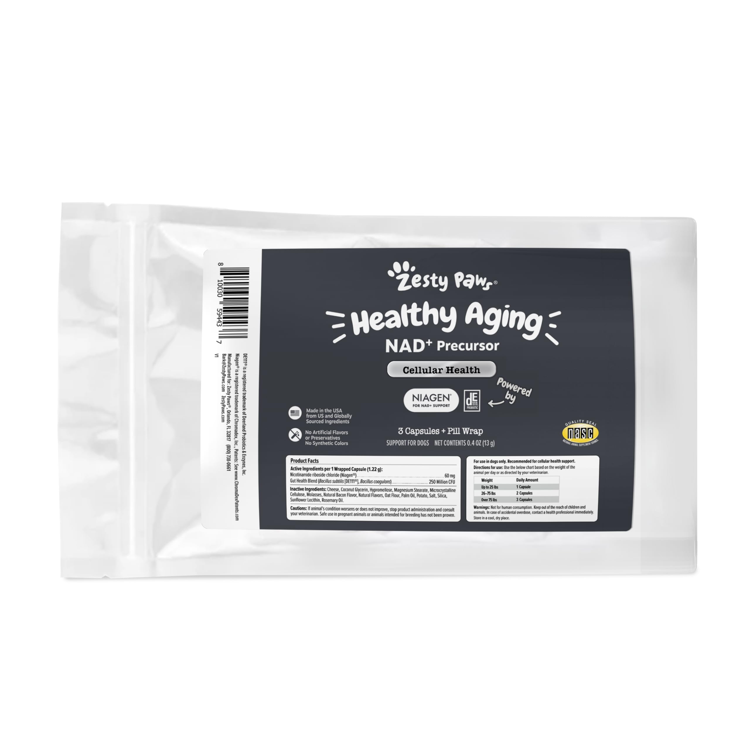 Zesty Paws dog supplement for healthy aging