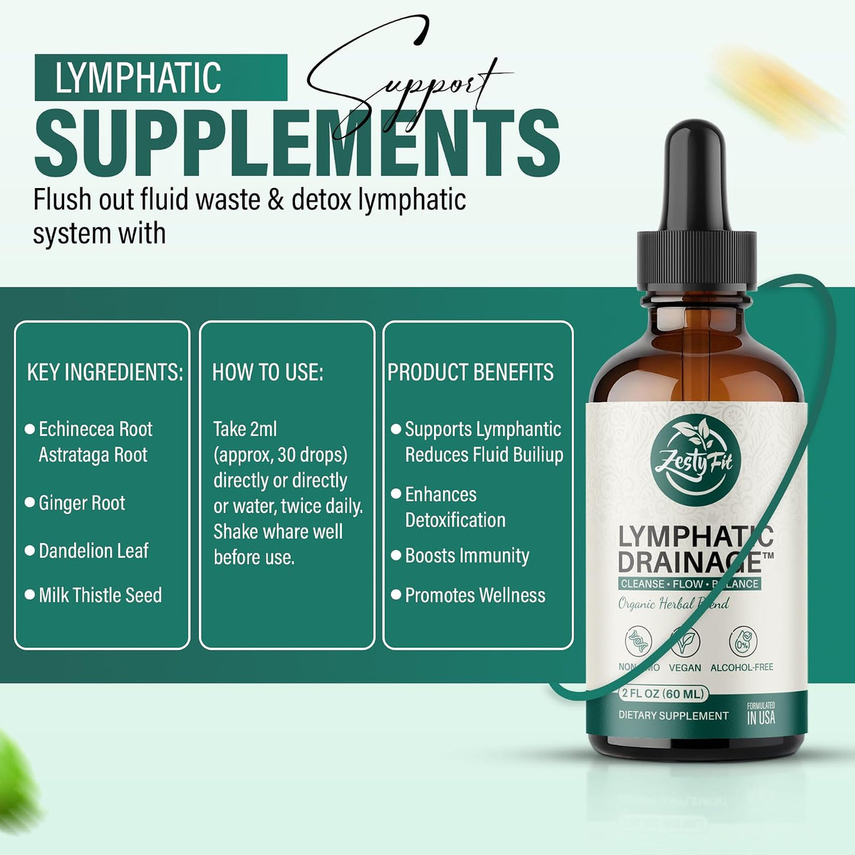 Zestyfit lymphatic health formula