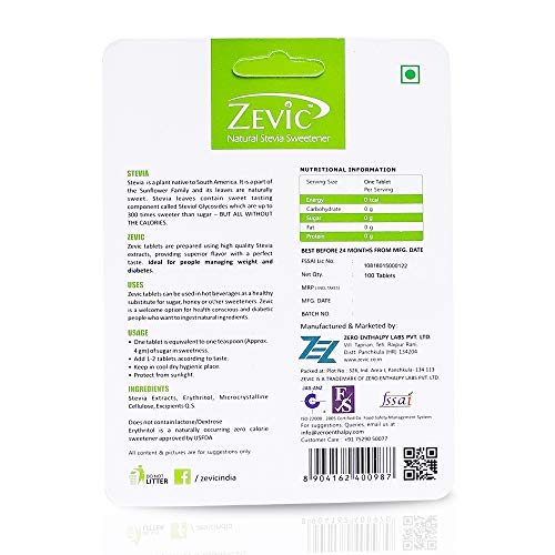 ZEVIC stevia taste comparison with monk fruit