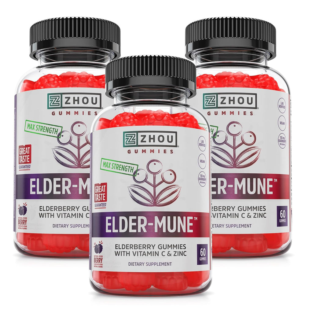 Zhou elderberry gummies for immunity