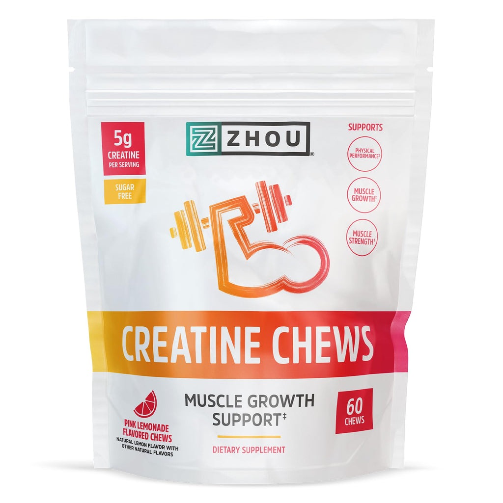 ZHOU Nutrition creatine chewables for energy
