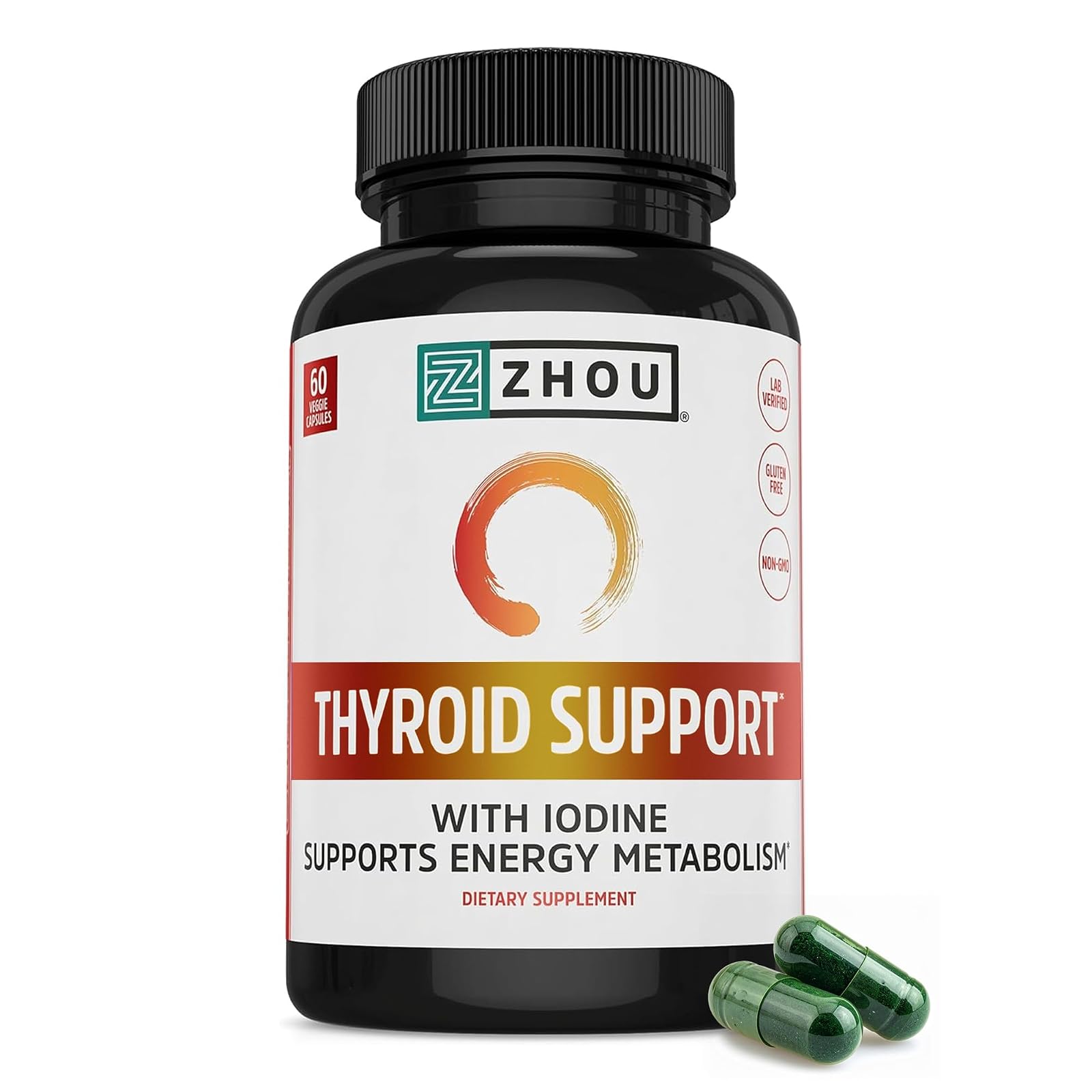 Zhou thyroid support veggie capsules
