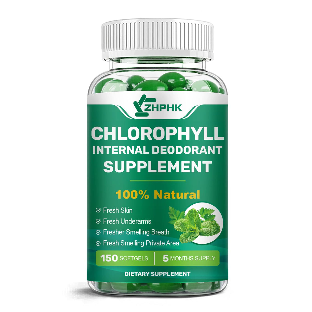 ZHPHK chlorophyll supplement for freshness