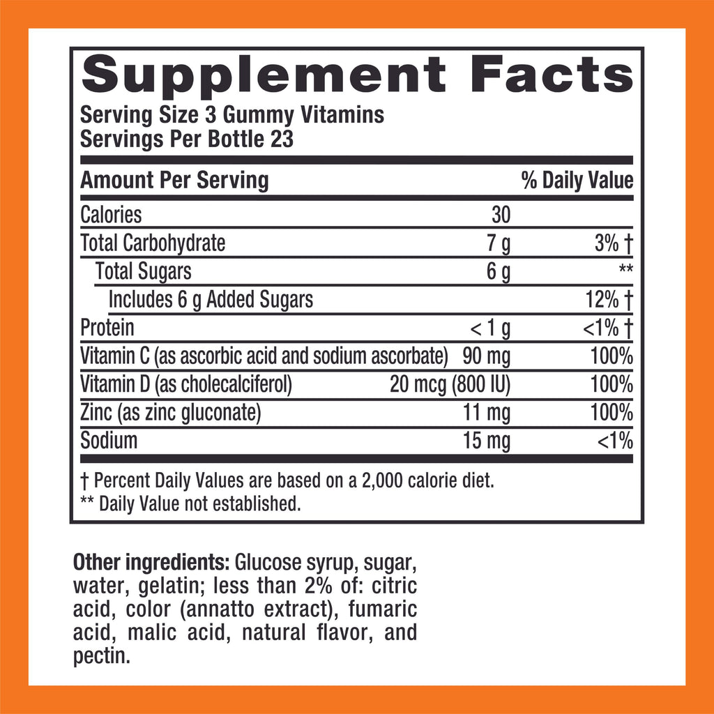 Zicam blended supplements for vitality