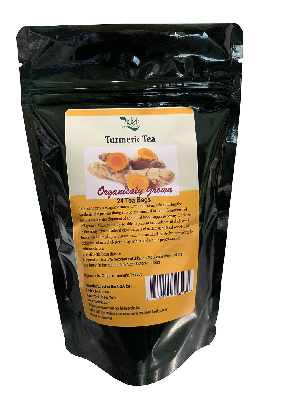 Zildek turmeric tea for wellness