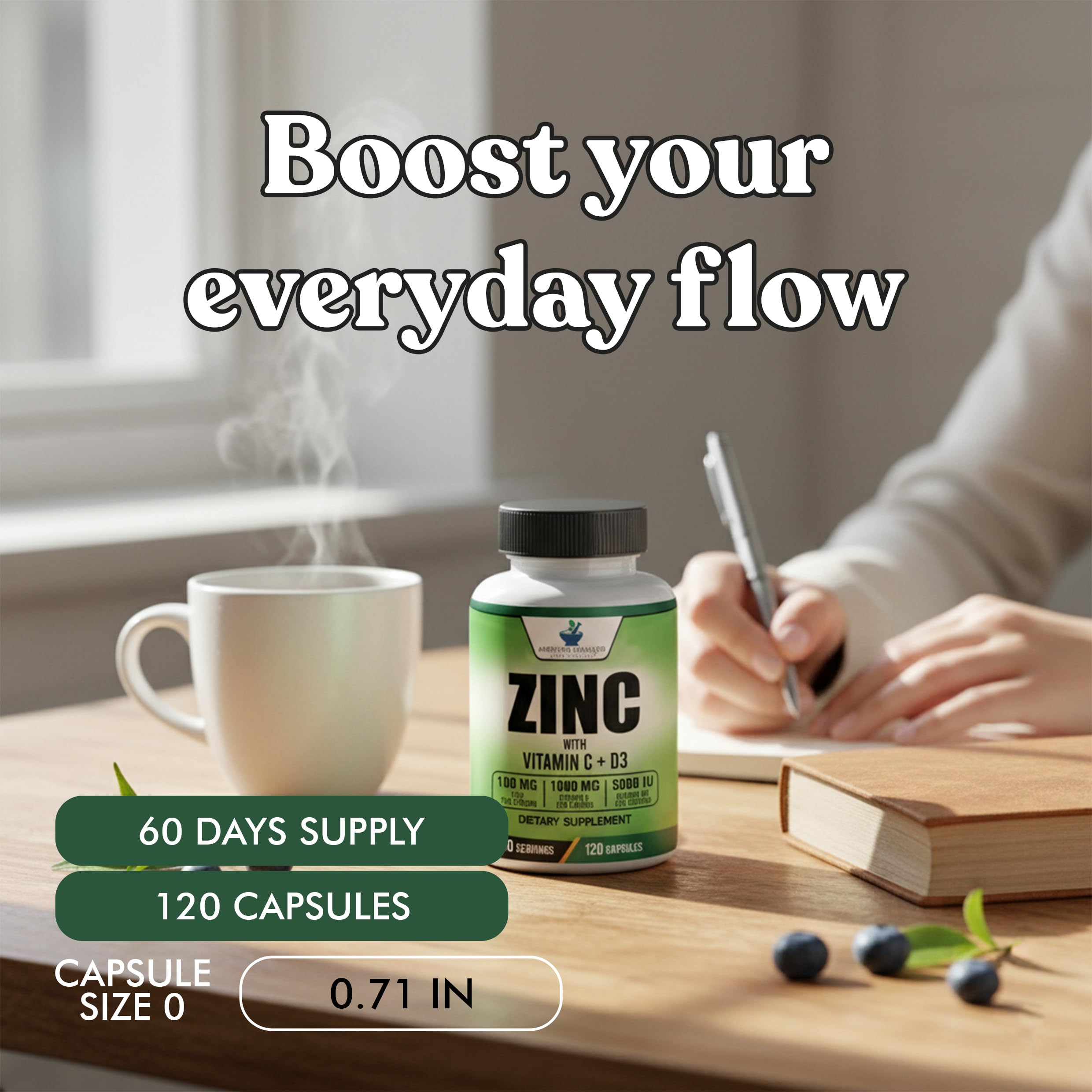 Zinc 100mg for cold relief