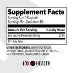 Zinc 30 mg for daily wellness
