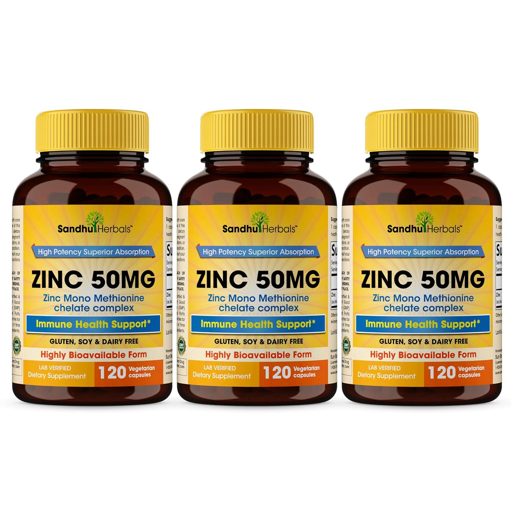 Zinc 50 mg capsules for immunity
