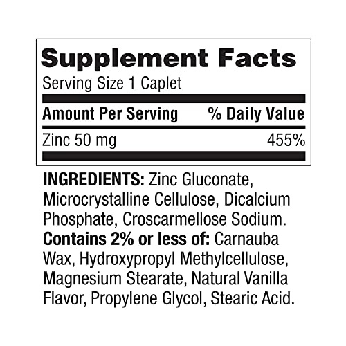 Zinc 50 mg for daily wellness