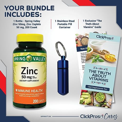 Zinc 50mg caplets for wellness