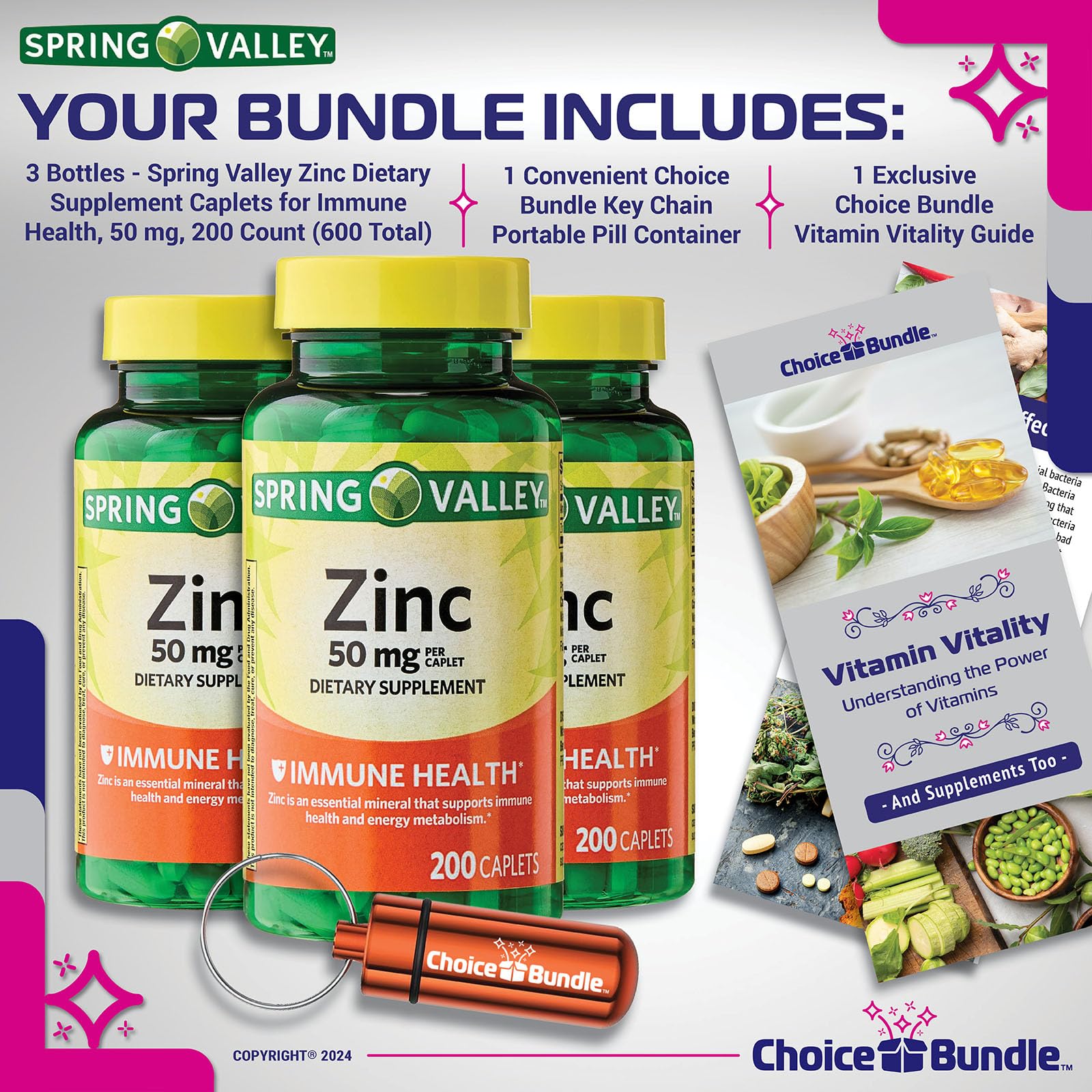 Zinc 50mg for daily wellness