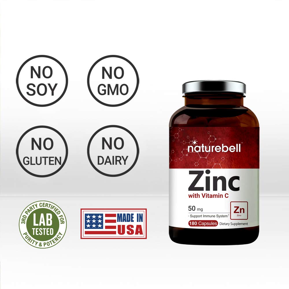 Zinc 50mg for immune system boost