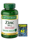 Zinc 50mg supplement for immunity