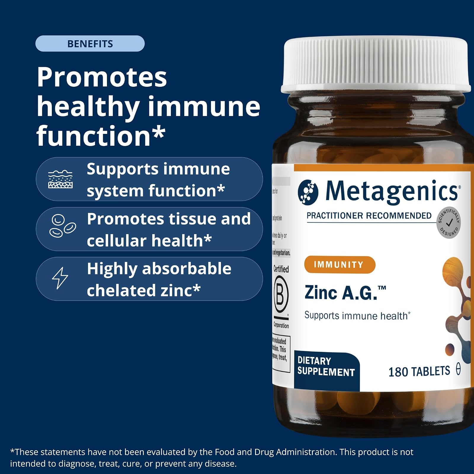 Zinc A.G. for daily health support