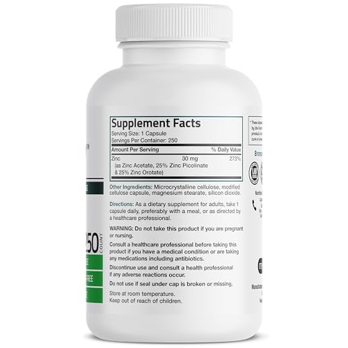 Zinc acetate for enhanced absorption