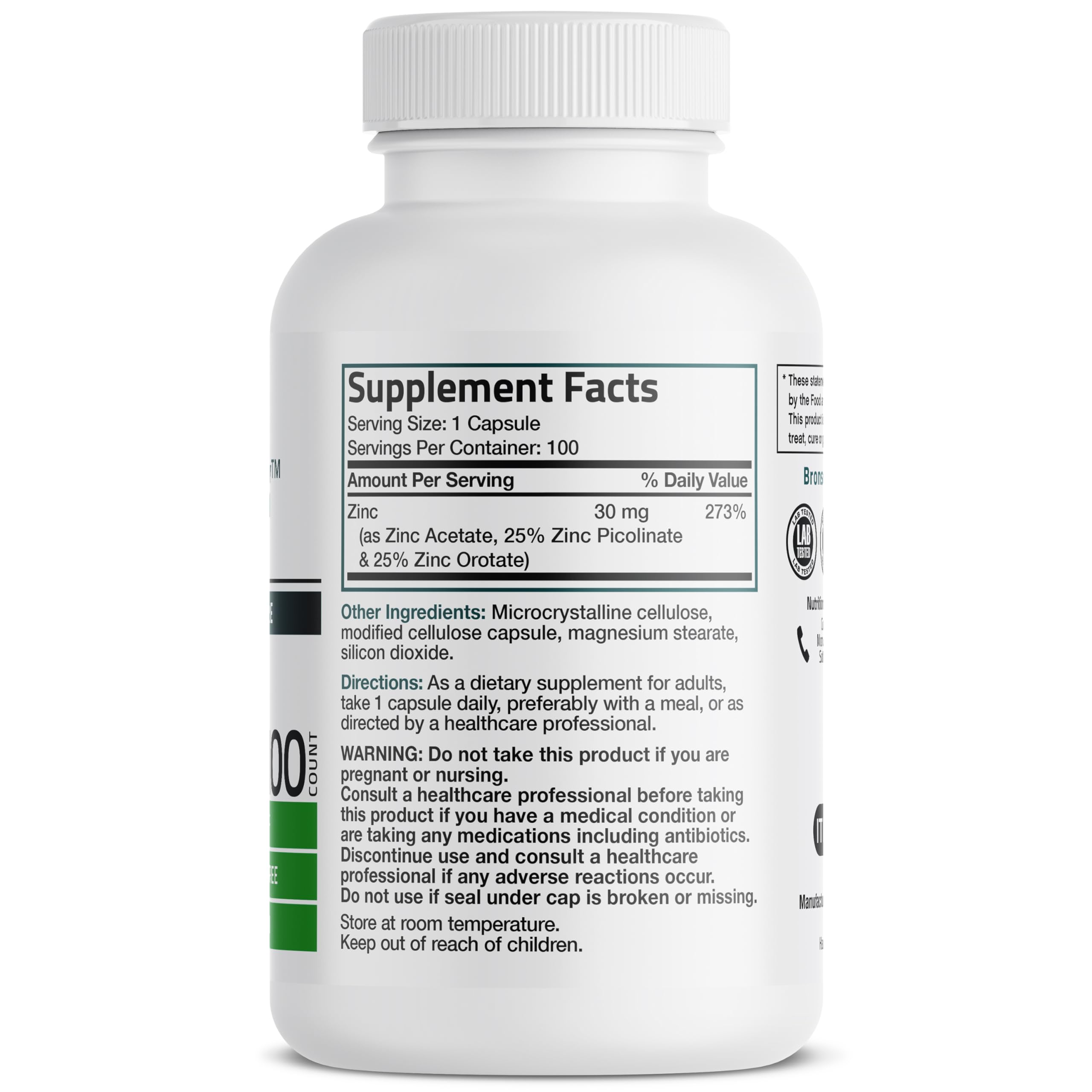 Zinc acetate for skin health