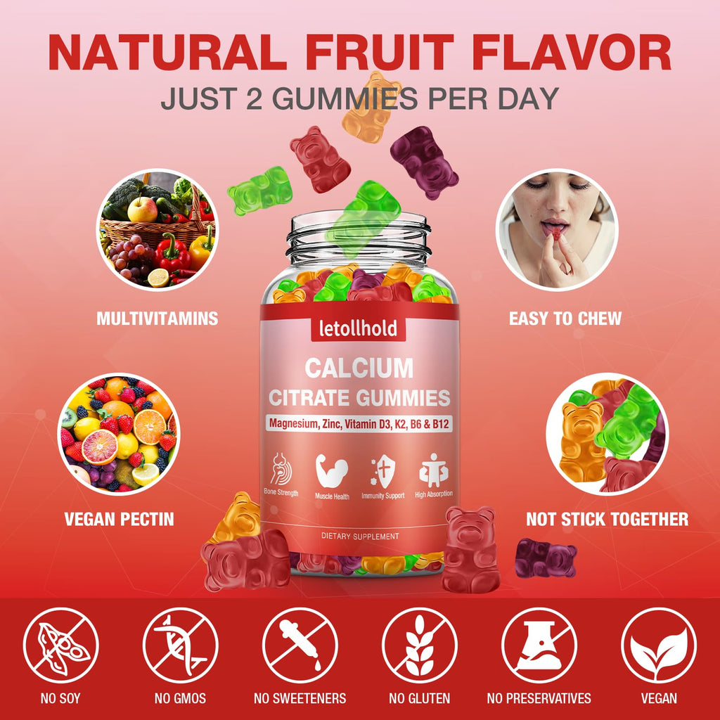 Zinc and B vitamins in gummies