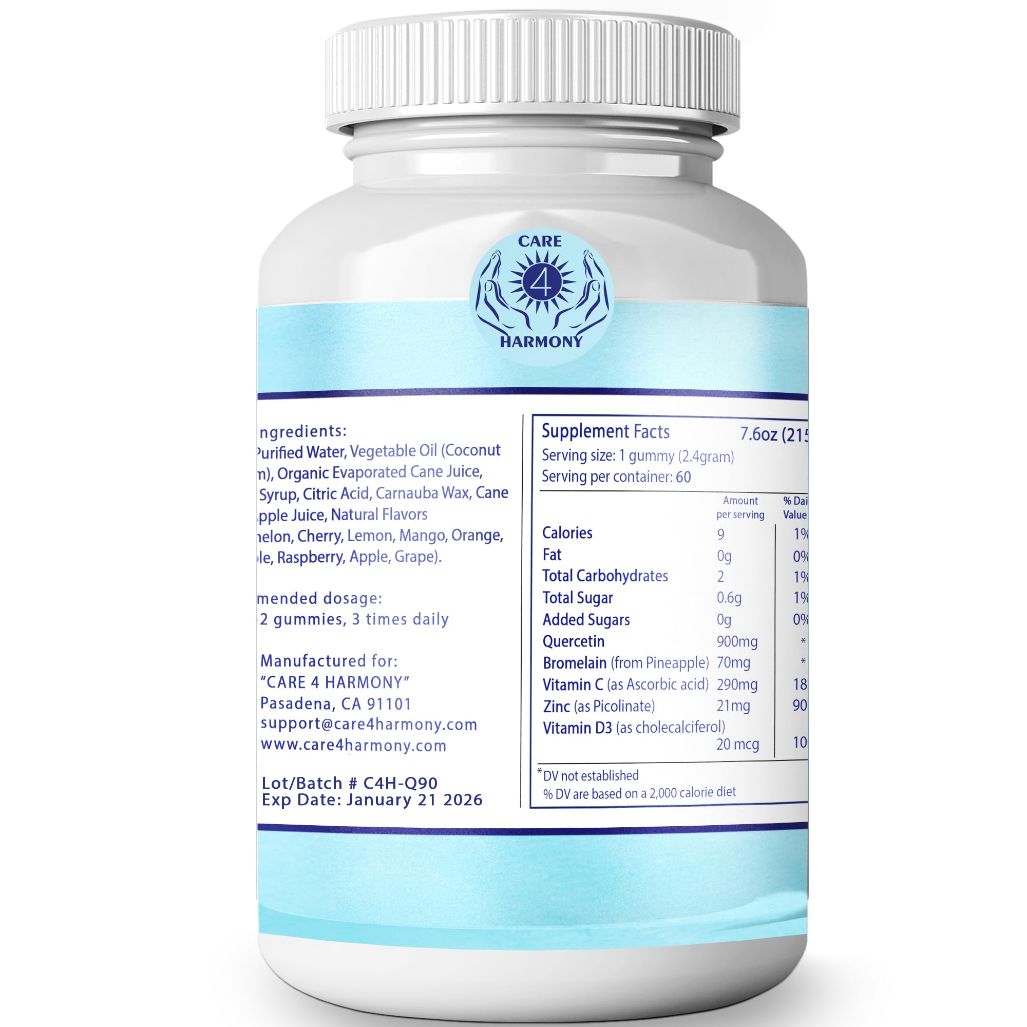 zinc and bromelain for wellness