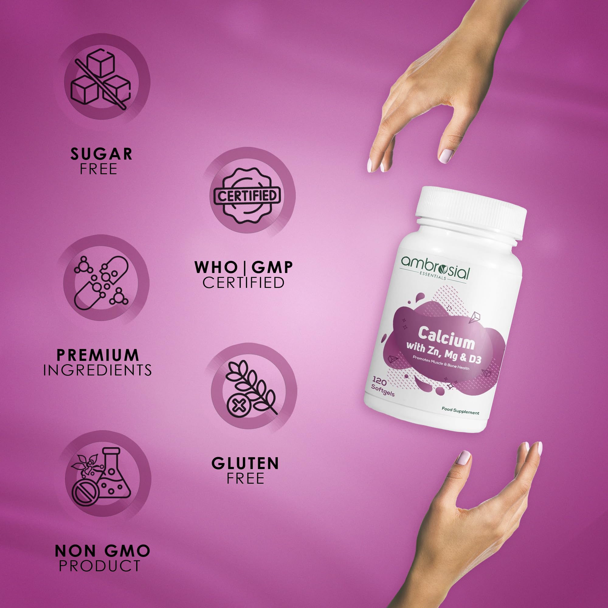 Zinc and calcium for immune support